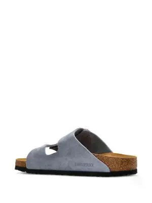 BIRKENSTOCK Arizona Buckle-fastening Suede Sandals - Blue