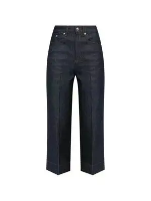 A.p.c. Thelma Jeans Cropped Wide-leg Jeans