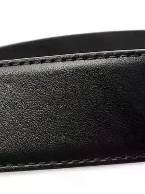 Balenciaga Bb Logo Buckle Leather Belt