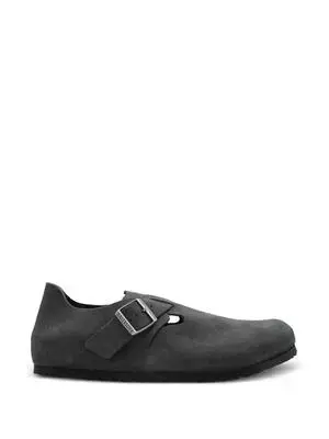 BIRKENSTOCK London Buckle-strap Loafers - Grey