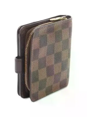 LOUIS VUITTON 2004 Damier Ebene Wallet - Brown