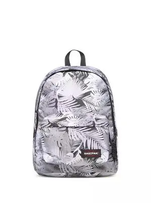 EASTPAK Leaf Print Backpack - Grey