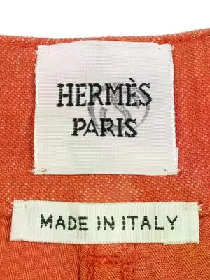 Hermès Serie Button Denim Shorts
