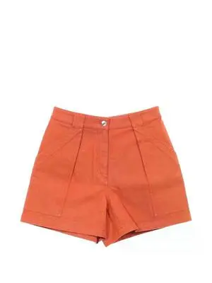 Hermès Serie Button Denim Shorts