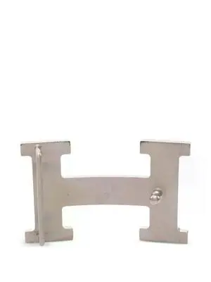 Hermès 2010s Constance H Belt Buckle - Silver