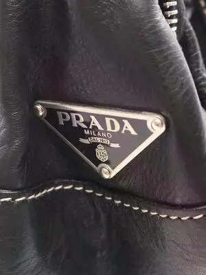 Prada 2010s Buckle-strap Pocket Shoulder Bag
