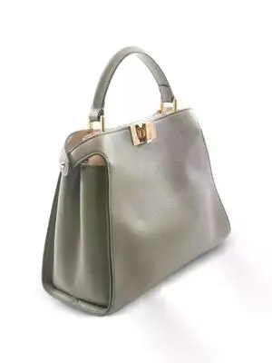 Fendi Peekaboo Essential Tote Bag - Green