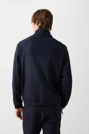 Bogner Bradley Wool-mix Blouson Jacket With Stand-up Collar And Zip-up Closure