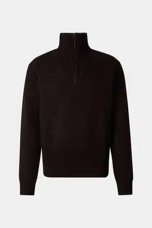Bogner Walter Cashmere Turtleneck Sweater - Coffee