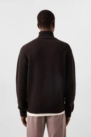 Bogner Walter Cashmere Turtleneck Sweater - Coffee