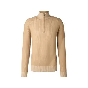 Bogner Dwayne Virgin Wool And Cashmere Turtleneck - Camel/cream