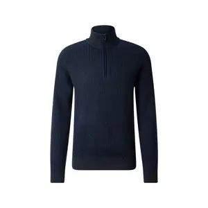Bogner Dwayne Virgin Wool And Cashmere Turtleneck - Navy