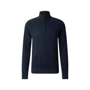 Bogner Dwayne Virgin Wool And Cashmere Turtleneck Sweater - Navy