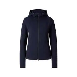 Bogner Gloria Mid-layer Jacket With Hood - Navy