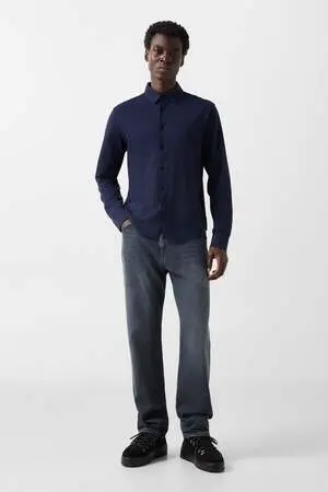 Bogner Franz Cotton Shirt - Navy
