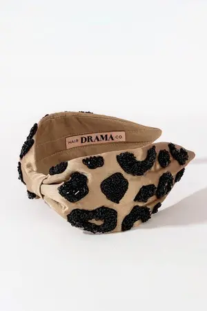 HAIR DRAMA CO Embellished Knotted Hair Band