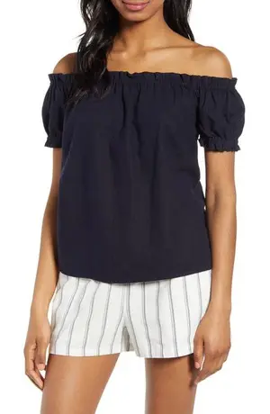 Vero Moda Off-the-shoulder Puff Sleeve Blouse