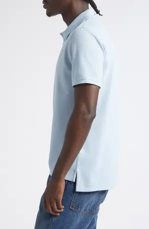 Givenchy Regular Fit Cotton Piqu Polo - Light Blue