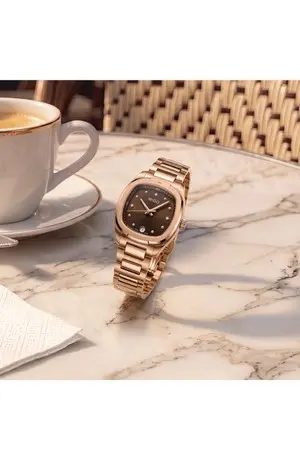 MIDO Multifort Tv Diamond Stainless Steel Watch