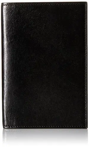 Bosca Old Leather Passport Case - Black