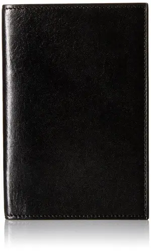 Bosca Old Leather Passport Case - Black
