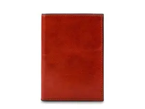 Bosca Old Leather Passport Case Cognac