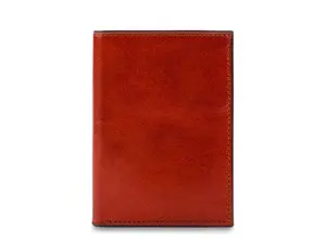Bosca Old Leather Passport Case - Cognac