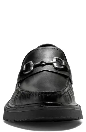Cole Haan Broome Grand Lug Sole Bit Loafer - Black/black