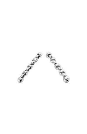 UNODE50 Plated Long Link Earrings