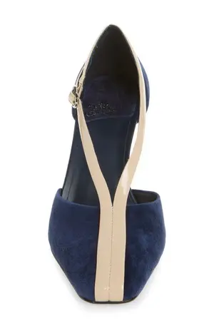 Jeffrey Campbell Mckinley Pump With Cutout Sides And Adjustable Strap
