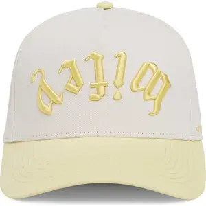 BRIDEMERCH Wifey Gothic Trucker Hat - Yellow