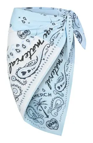BRIDEMERCH Bandana Cotton Sarong - Blue