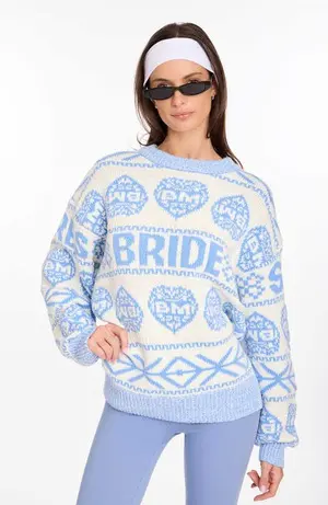BRIDEMERCH Après Bride Fair Isle Pullover Sweater