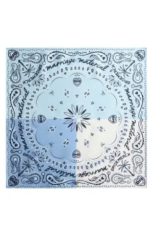 BRIDEMERCH Bandana Headscarf - Blue