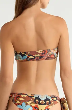JADED LONDON Scarf Print Bikini Top