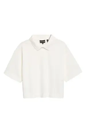 Emporio Armani Jerseywear Chevron Jacquard Knit Top