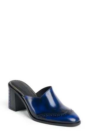 THE OFFICE OF US Ms. Johanna Heeled Mule - Sapphire