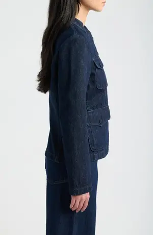 Rag & Bone Mercer Cotton Denim Blazer