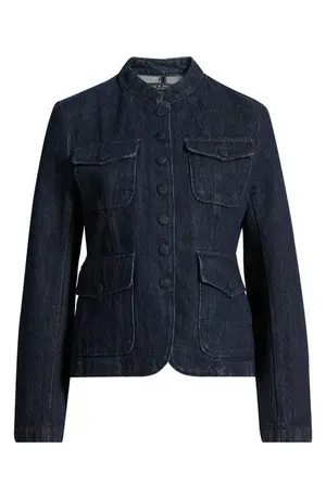 Rag & Bone Mercer Cotton Denim Blazer