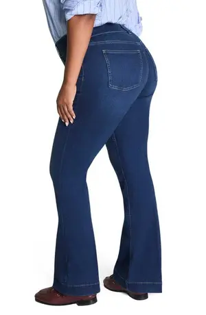 Spanx High Waist Flare Leg Pull-on Jeans