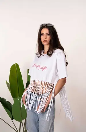 BRIDEMERCH Trophy Wife Beach Tee