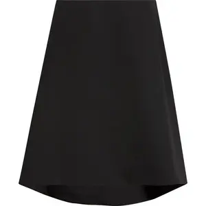 JIL SANDER Wool Sablé Skirt - Black