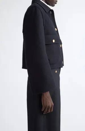 Thom Browne Wool Bell Sleeve Jacket