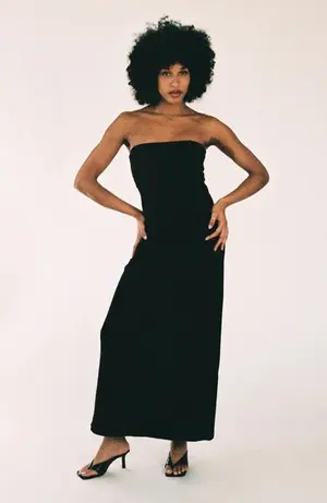 ODDLI The First Date" Strapless Maxi Dress