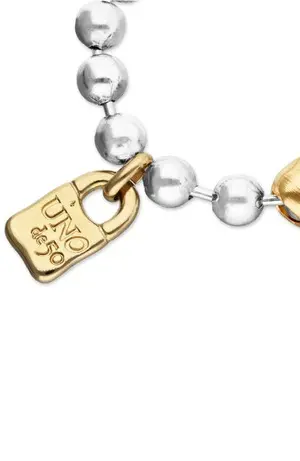UNODE50 Ball Bracelet With Charm Accent