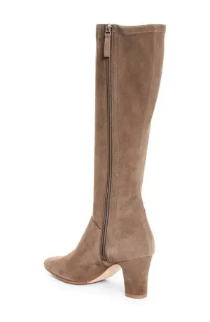 Manolo Blahnik Pitana Knee-high Suede Boots - Light Brown