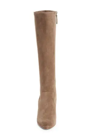 Manolo Blahnik Pitana Knee-high Suede Boots - Light Brown
