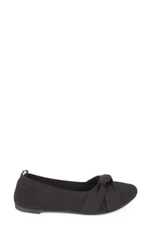 Tahari Lorient Pointed Toe Flat With Knot Detailing