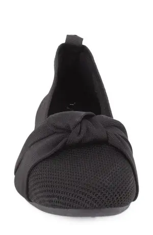 Tahari Lorient Pointed Toe Flat With Knot Detailing