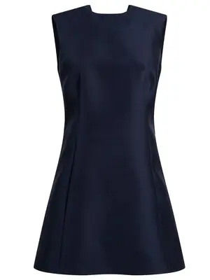 Balenciaga Mini Dress With Wool Button